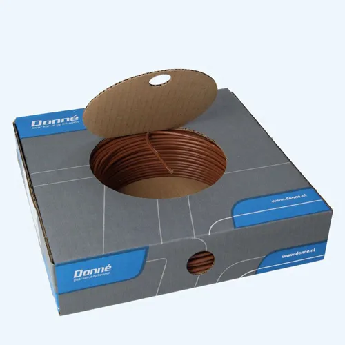 Donne VD Eca - Installatiedraad VD 2,5mm2 Bruin - doos 100m Buurs