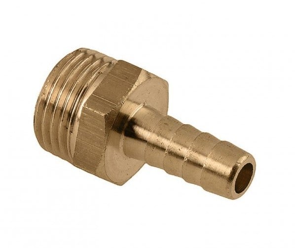 Slangpilaar 1 1/2" buitendraad x 40 mm Buurs