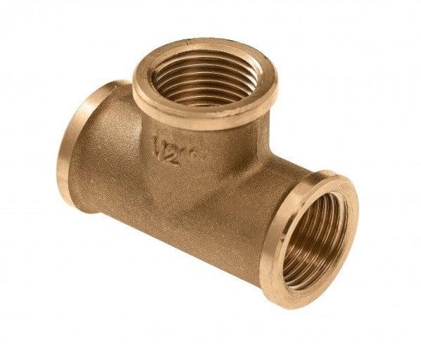 BONFIX 80150 T-stuk 1/2" binnendraad Buurs