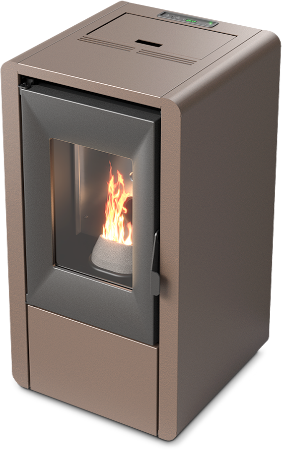 Pelletkachel Kalor Smart 6kW - Bruin Buurs