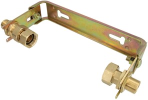 Watermeterbeugel - horizontaal, verzinkt verstelbaar, Qn 4m³/h-3/4" x 3 ...